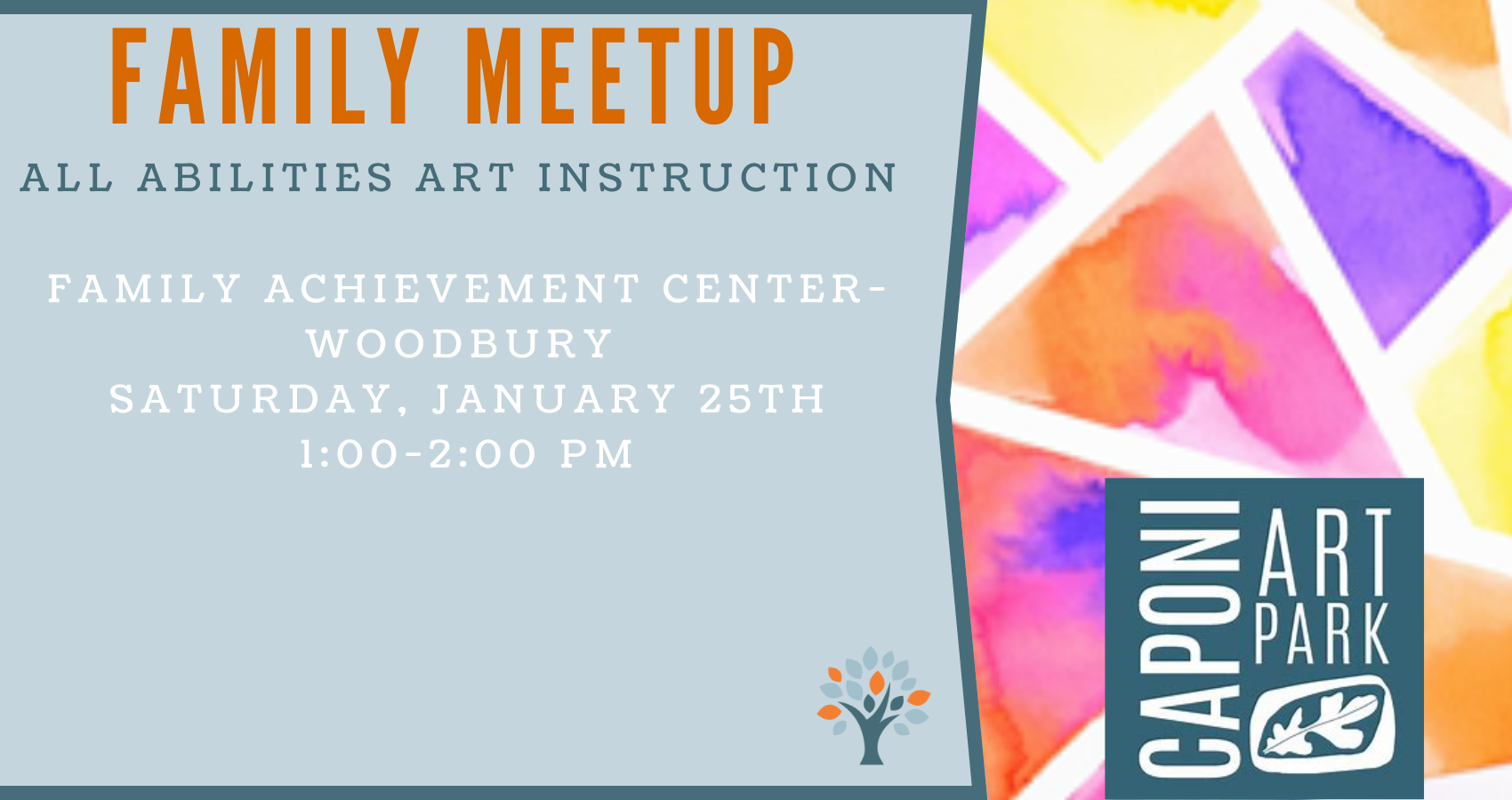 Family Meetup All Abilities Art Instruction | Family Achievement Foundation